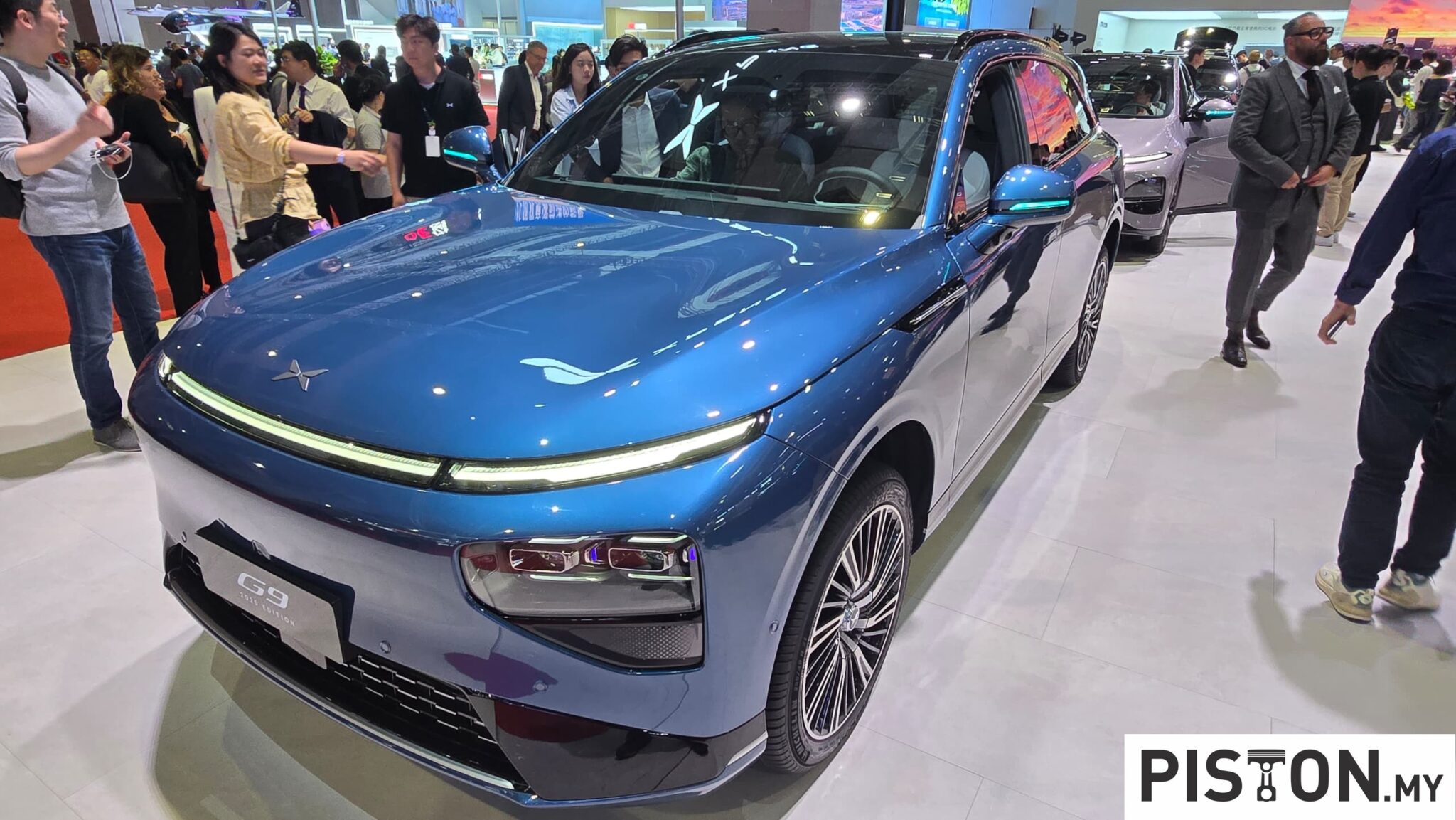 Auto Shanghai 2025: Xpeng G9 2025 Edition Displayed, 66 Enhancements and Advanced Turing AI ...